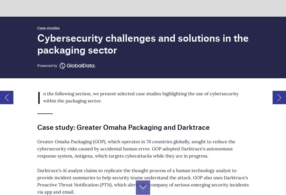 Case studies: cybersecurity in the packaging industry - Inside ...